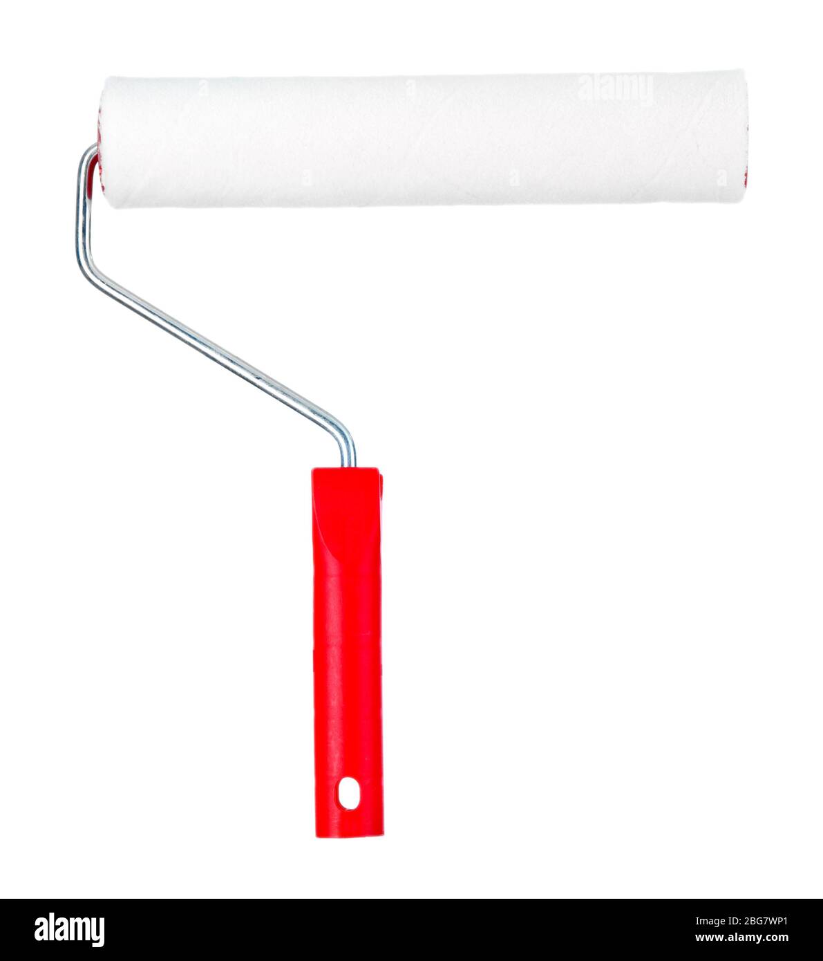Paint roller isolated on white Stock Photo - Alamy