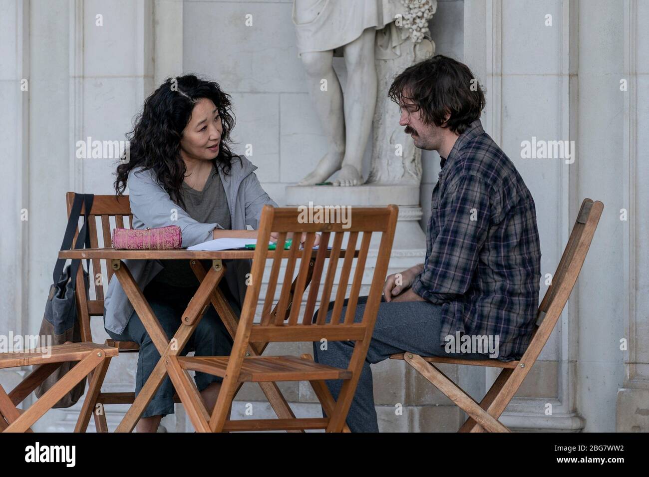 KILLING EVE, from left: Sandra Oh, Owen McDonnell, 'Slowly Slowly ...