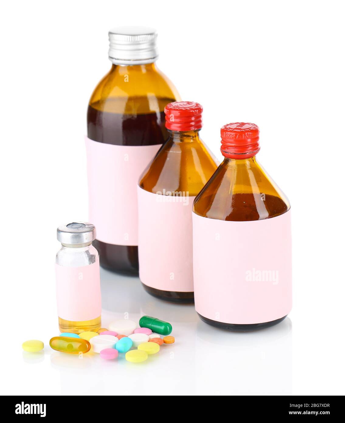 Injection bottles Cut Out Stock Images & Pictures - Alamy