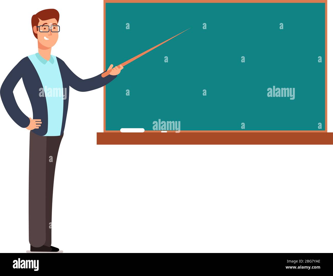 Cartoon figure teacher board hi-res stock photography and images - Alamy