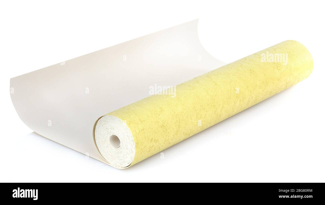 Wallpaper isolated on white Stock Photo - Alamy