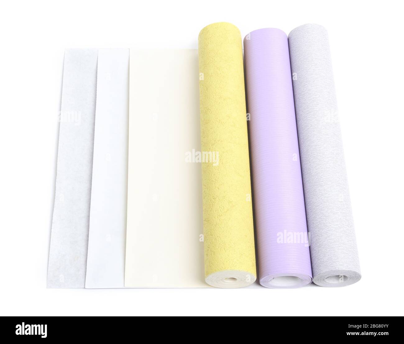 Wallpaper isolated on white Stock Photo - Alamy