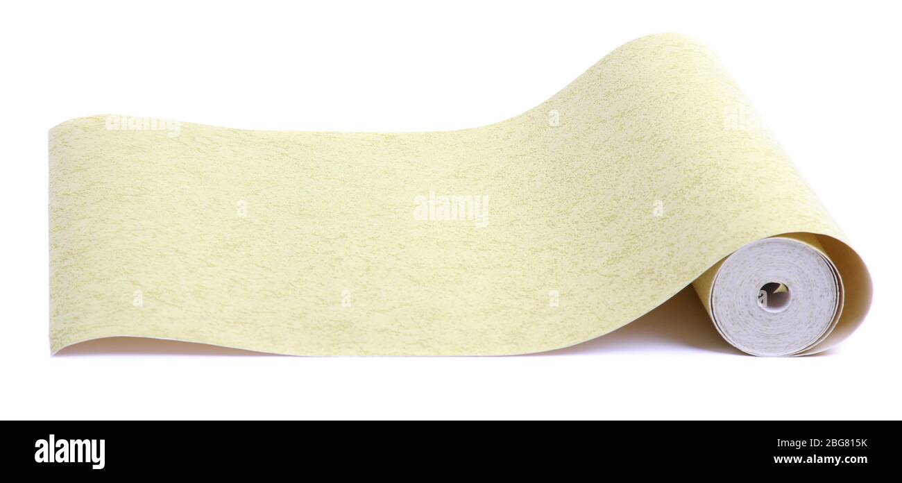 Wallpaper isolated on white Stock Photo - Alamy