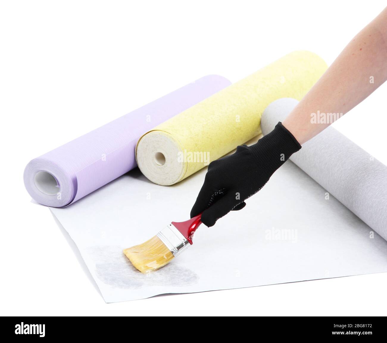 Smearing glue hi-res stock photography and images - Alamy