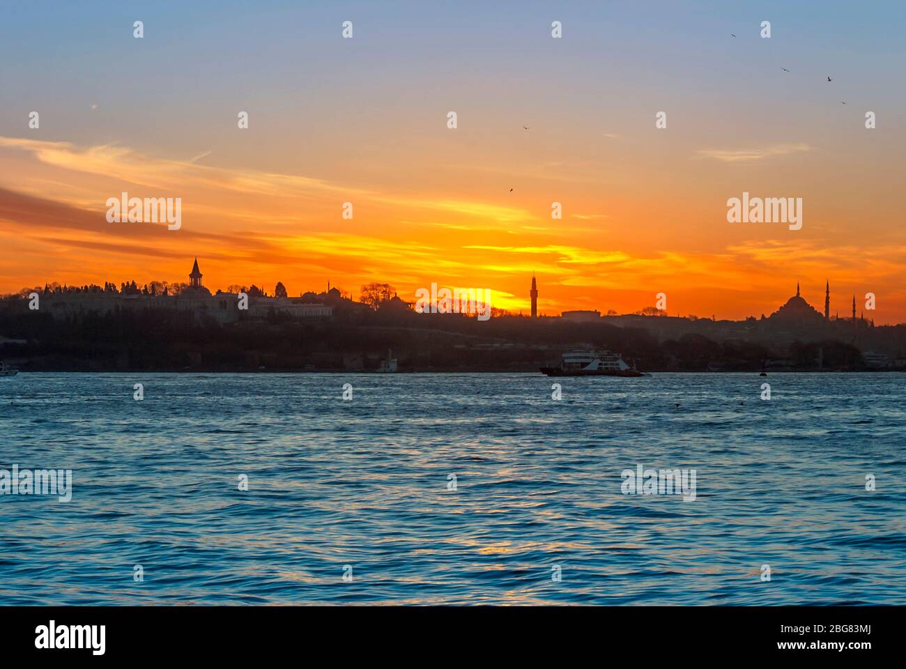 Istanbul, Turkey, 01 March 2006: Historical Peninsula, Topkapi Palace ...