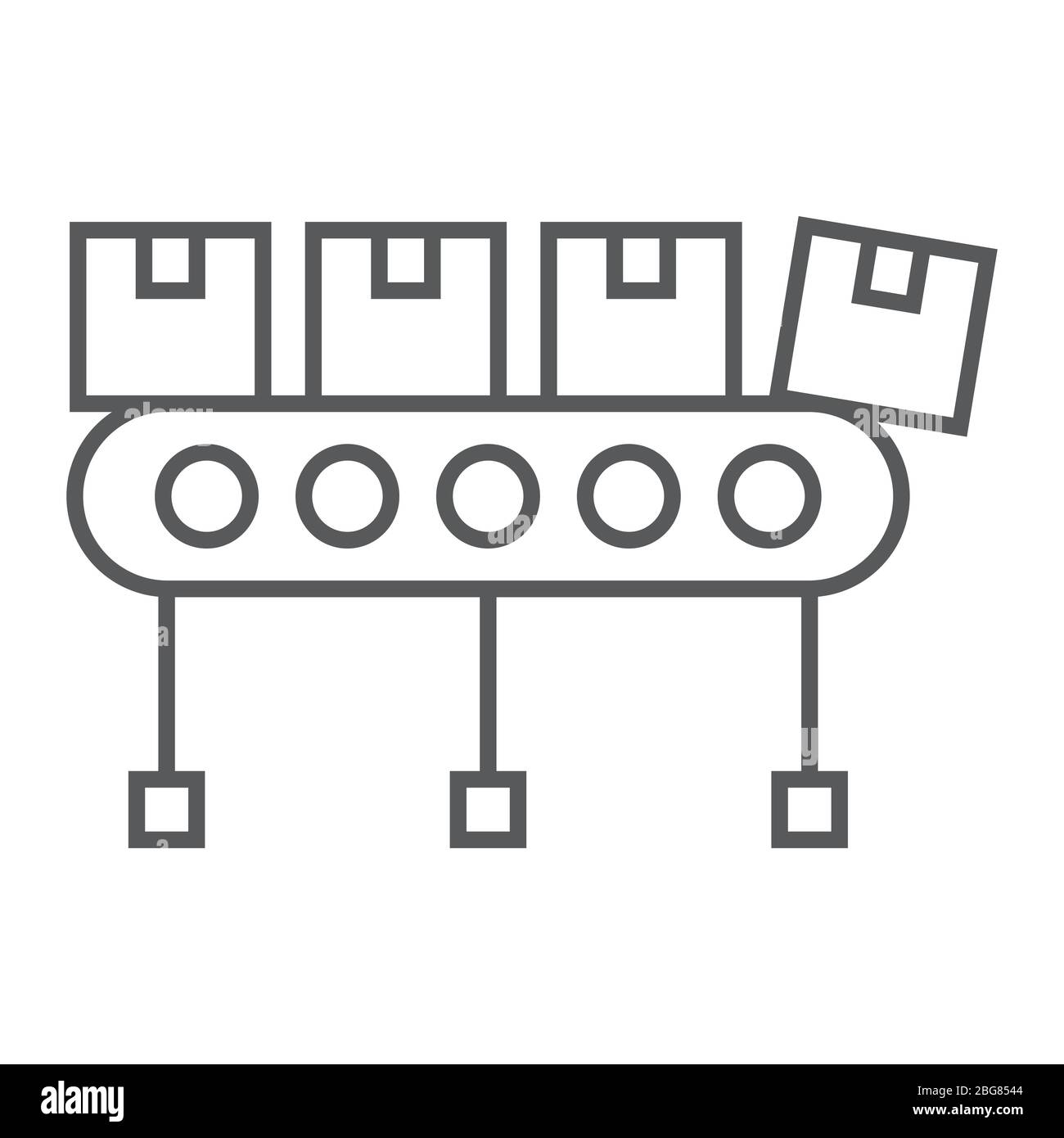 Conveyor Belt Factory Industry Icon High Resolution Stock Photography ...