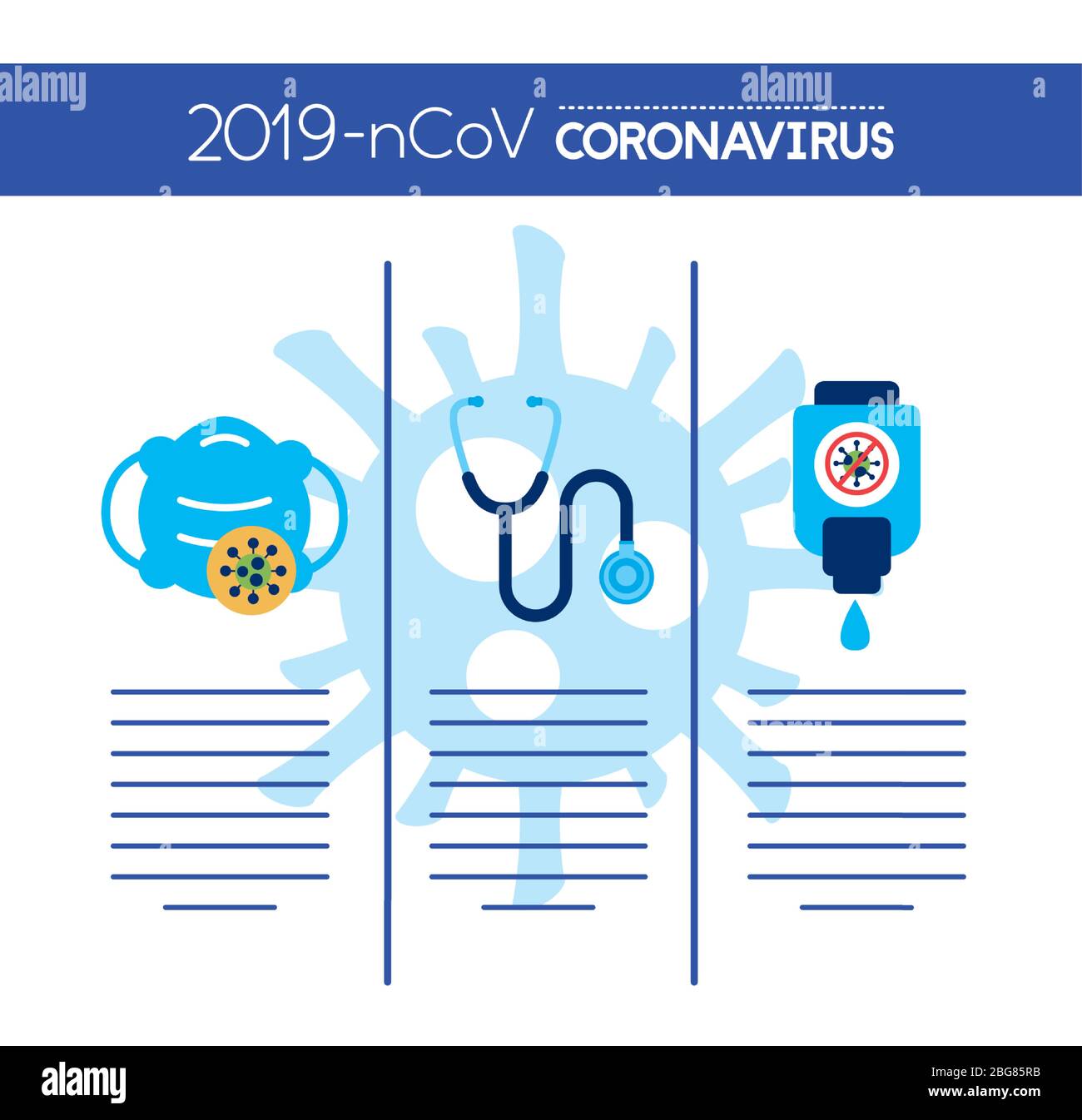covid19 pandemic infographics with particle and set icons Stock Vector ...