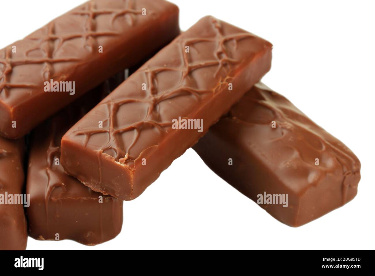 Delicious chocolate bars close up Stock Photo - Alamy