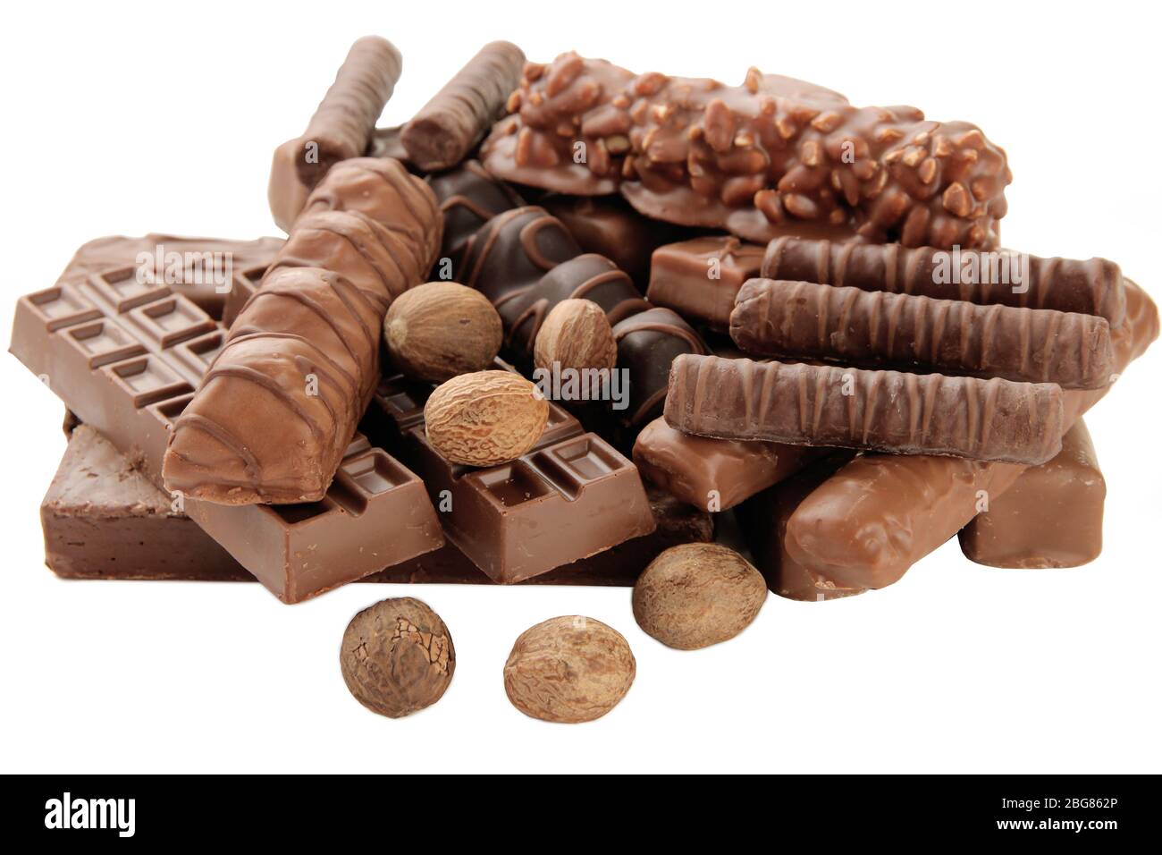 Many tasty chocolate bars Cut Out Stock Images & Pictures - Alamy