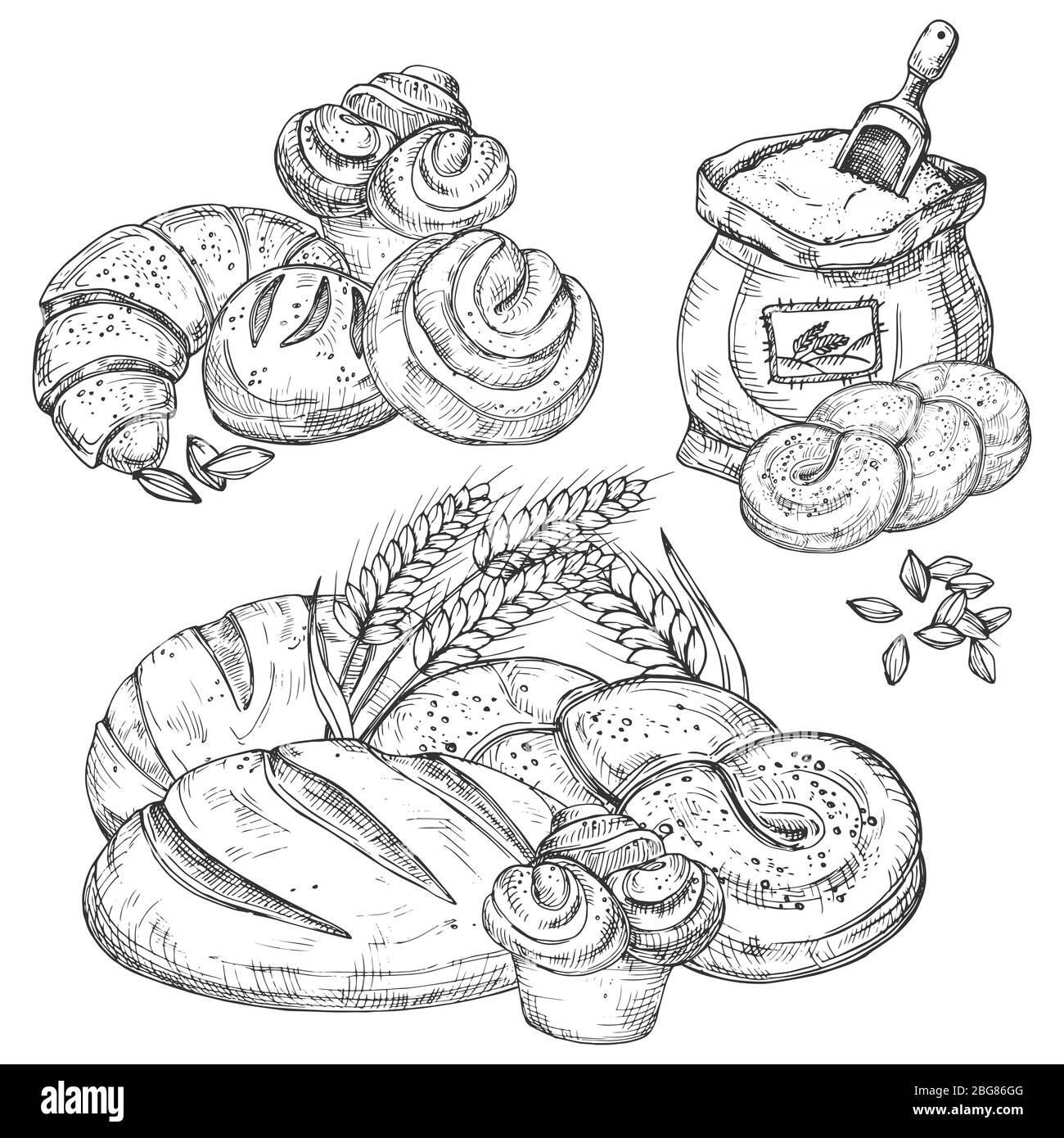 Hand drawn coffee menu Stock Vector Images - Alamy