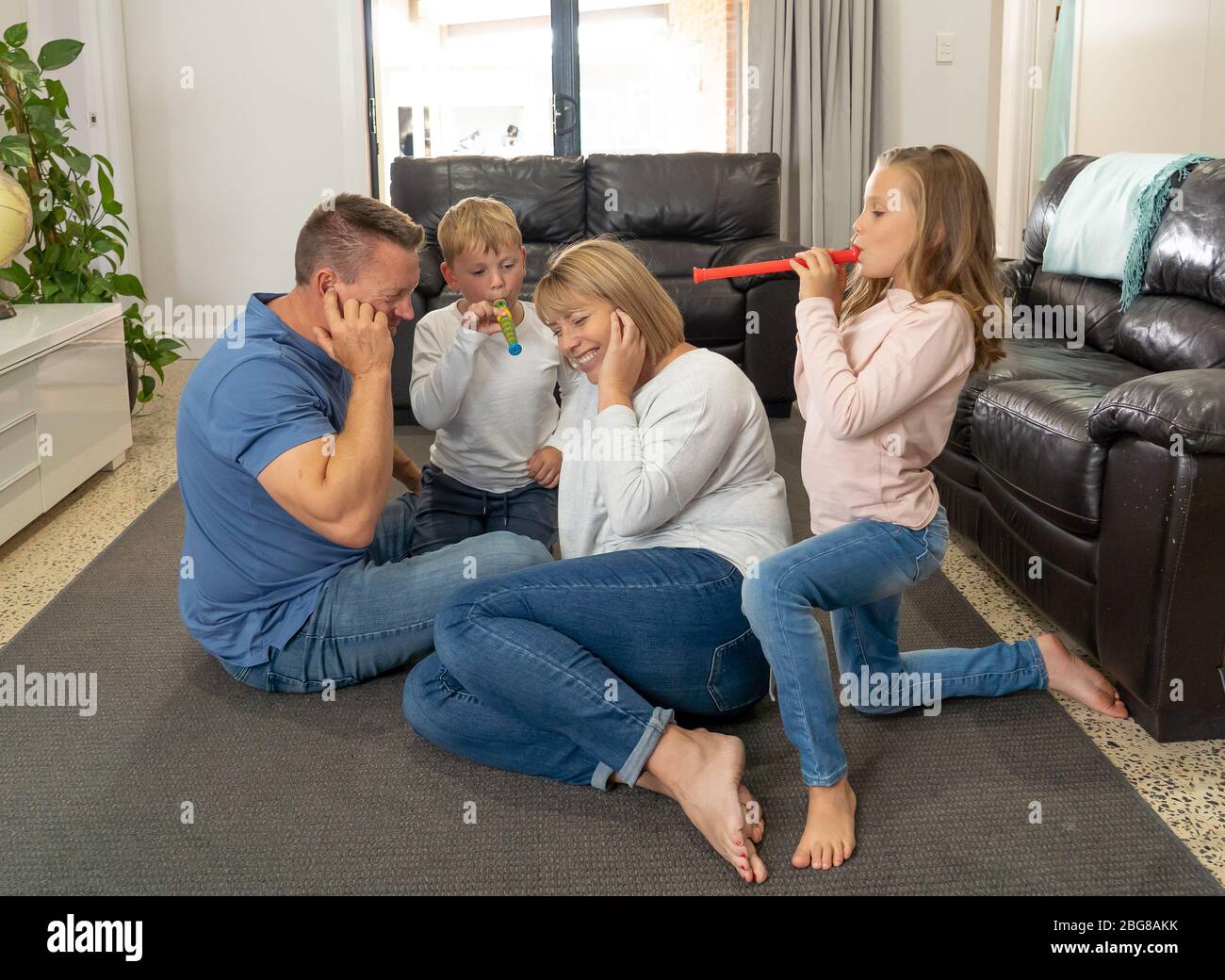 COVID-19 Isolation and mental health. Stressed out parents struggling ...