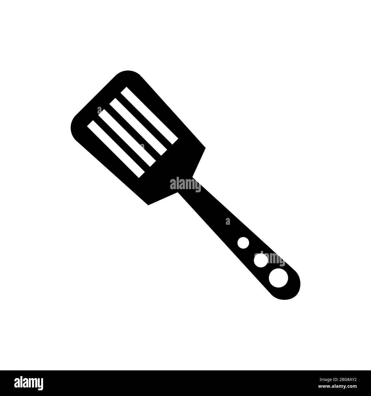 spatula icon vector graphic design illustration Stock Vector Image ...