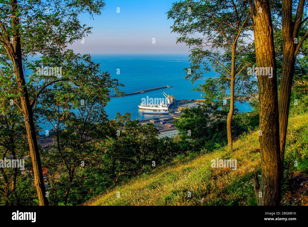 Trabzon, Turkey, 26 June 2008: Harbor View, Comlekci Stock Photo - Alamy