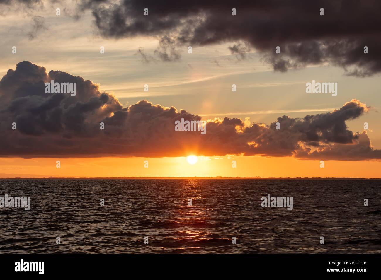 Sunrise view of belize hi-res stock photography and images - Alamy