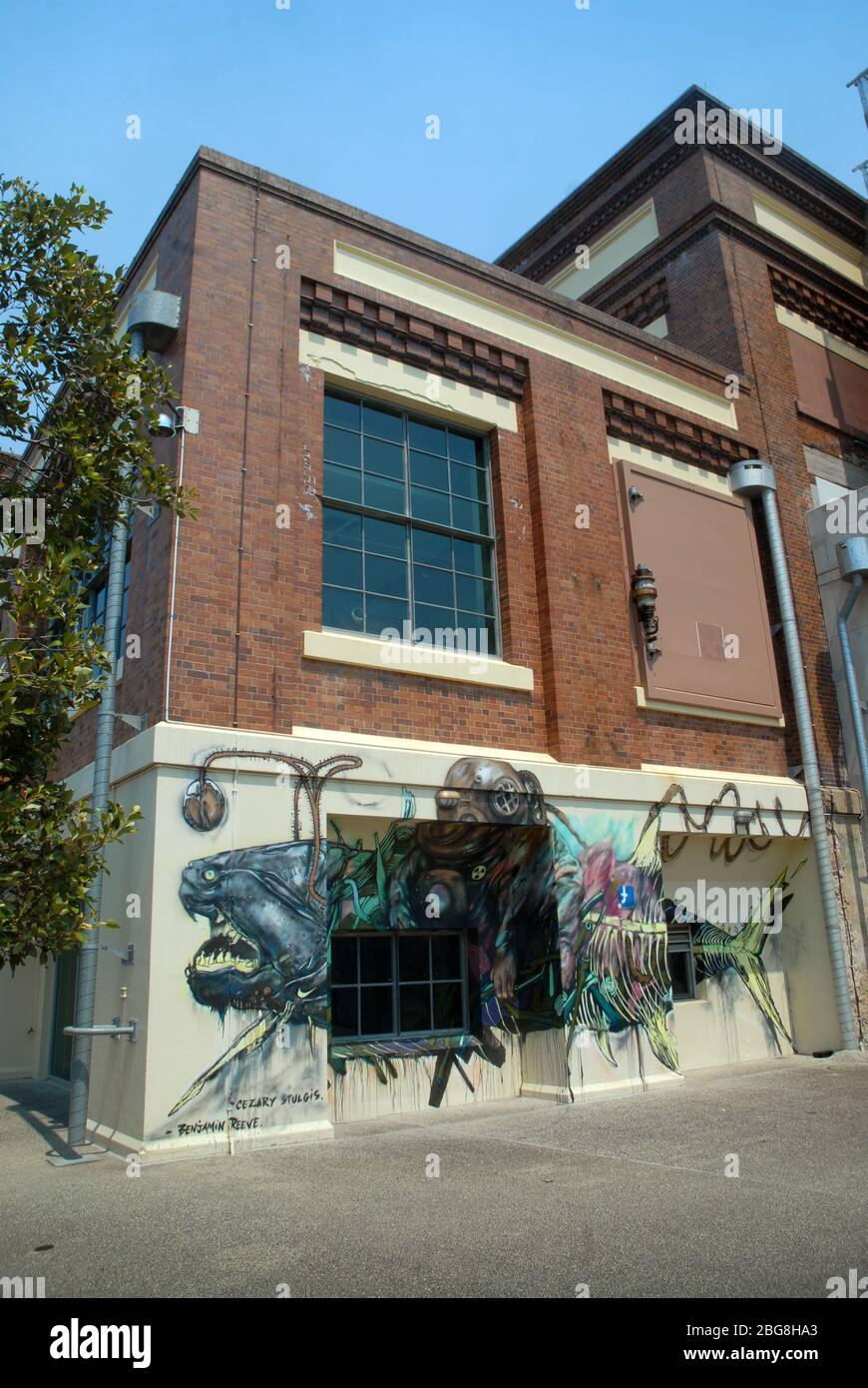 Graffiti and Painted Murals, Brisbane Powerhouse, New Farm, Brisbane ...