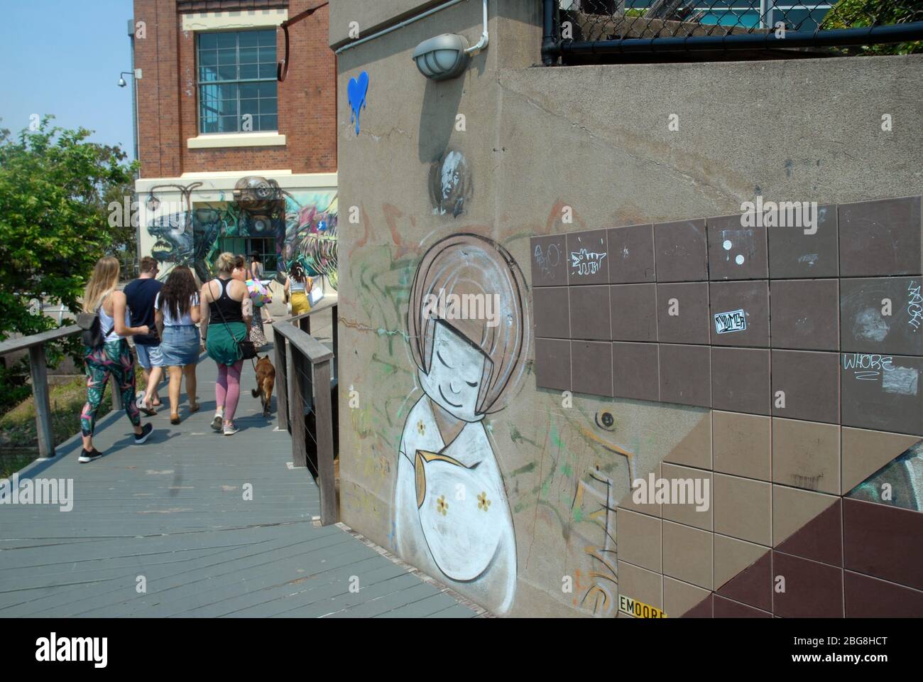 Graffiti and Painted Murals, Brisbane Powerhouse, New Farm, Brisbane ...