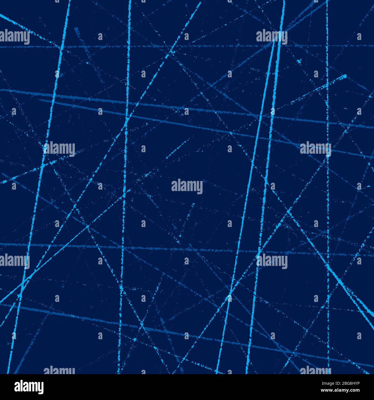 Vector illustration. Rough background in dark blue with horizontal and ...