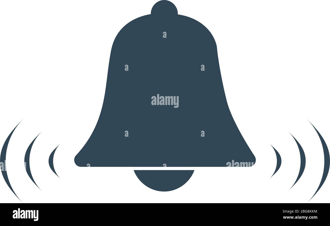 Vector Bell Icon Notification Bell Stock Vector Illustration Isolated