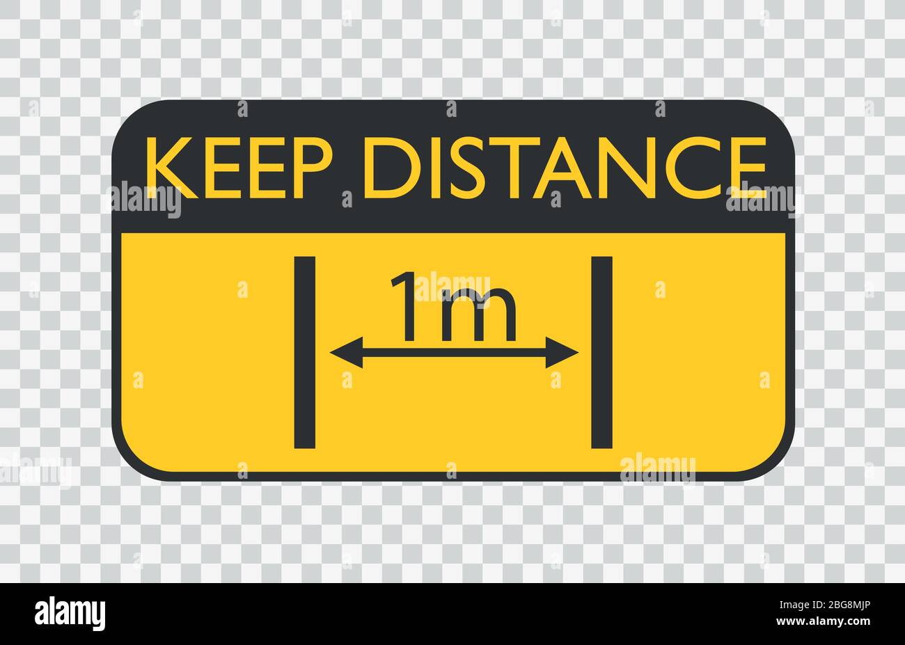 Social distancing, keep distance in public society people to protect ...