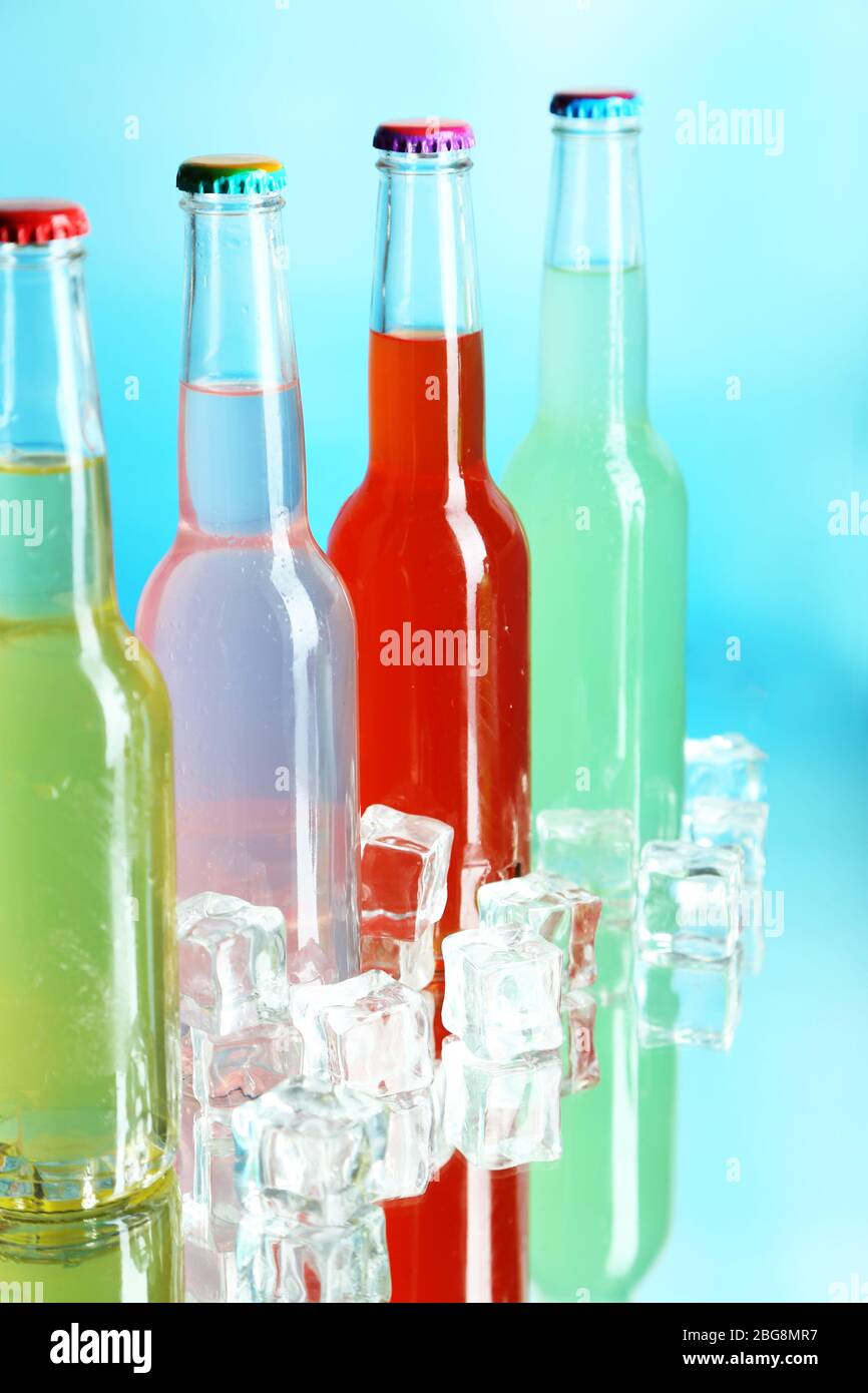 Bottles soft drinks in ice hi-res stock photography and images - Alamy