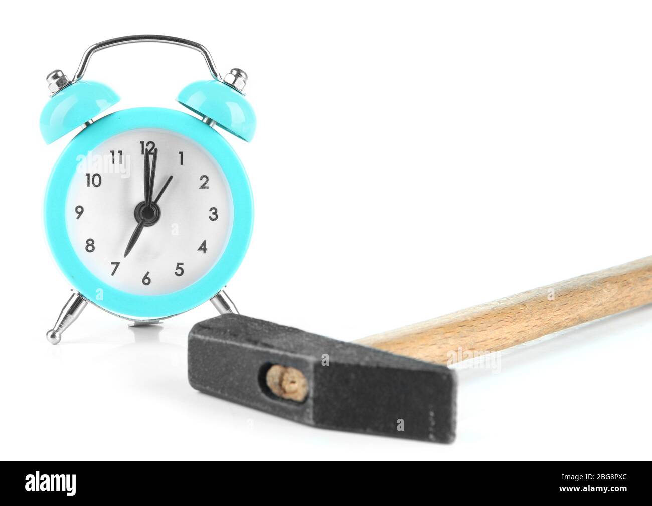 Manage time alarm clock Cut Out Stock Images & Pictures - Alamy