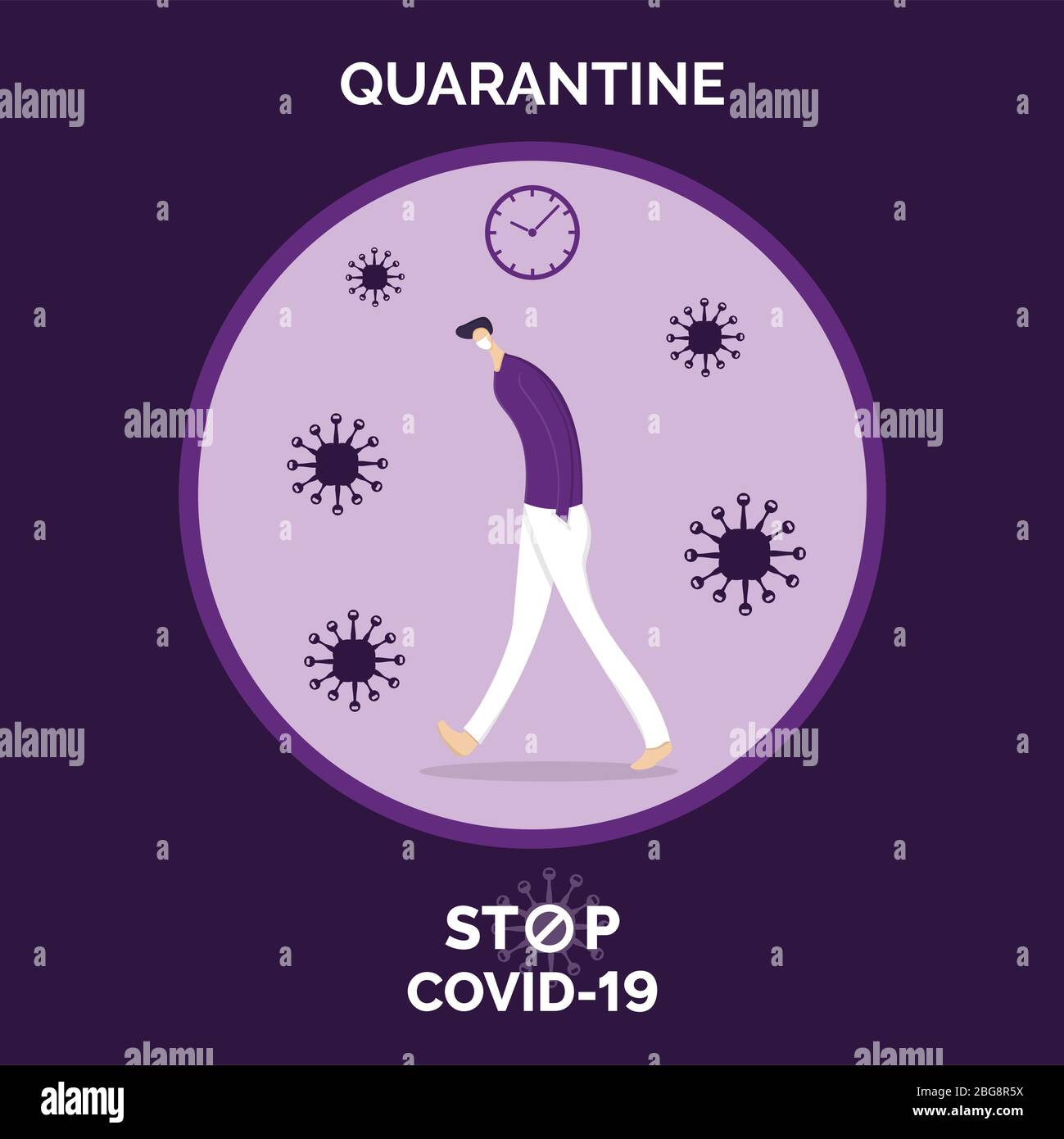 Staying in place Stock Vector Images - Alamy