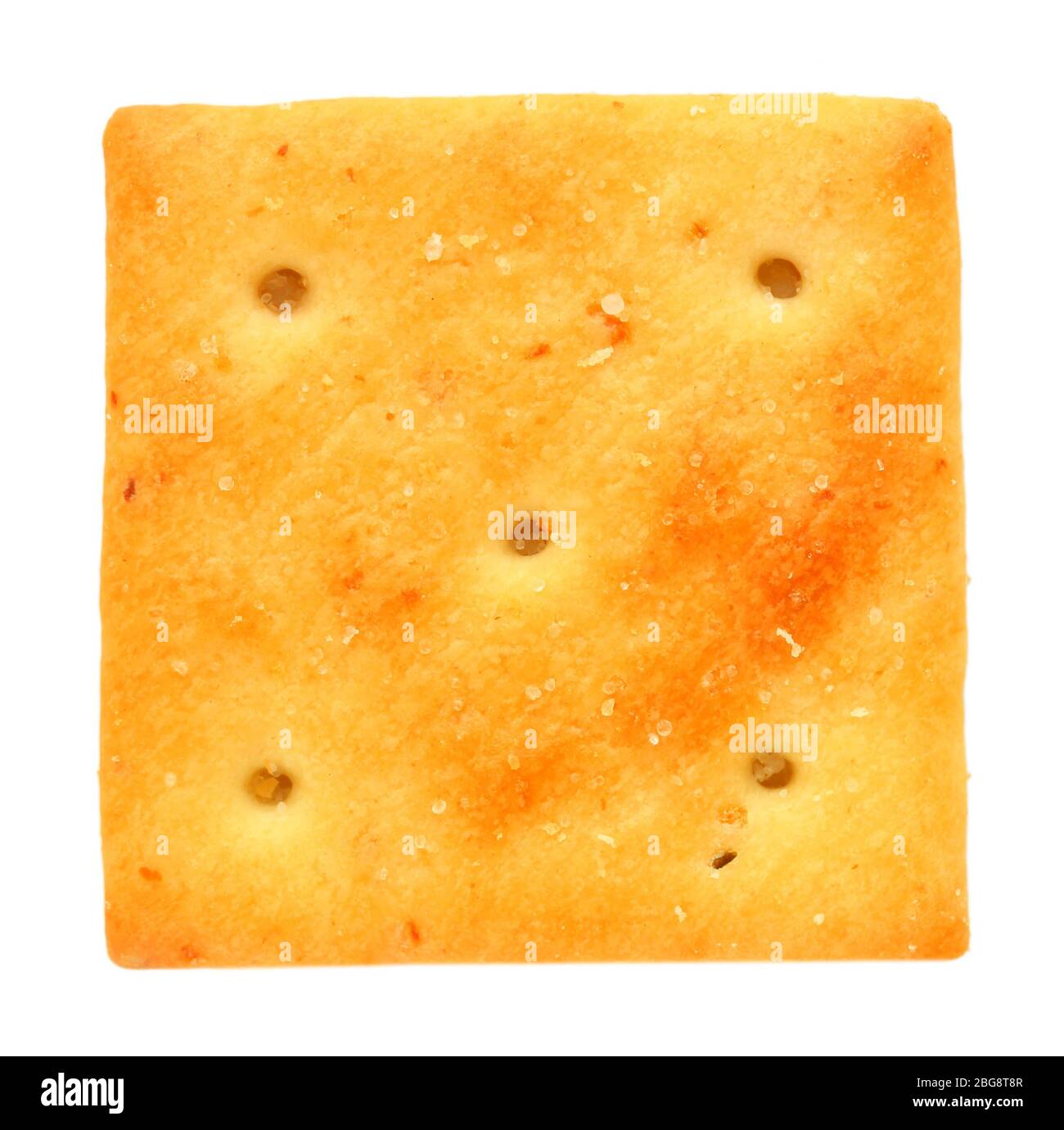 Delicious cracker isolated on white Stock Photo - Alamy