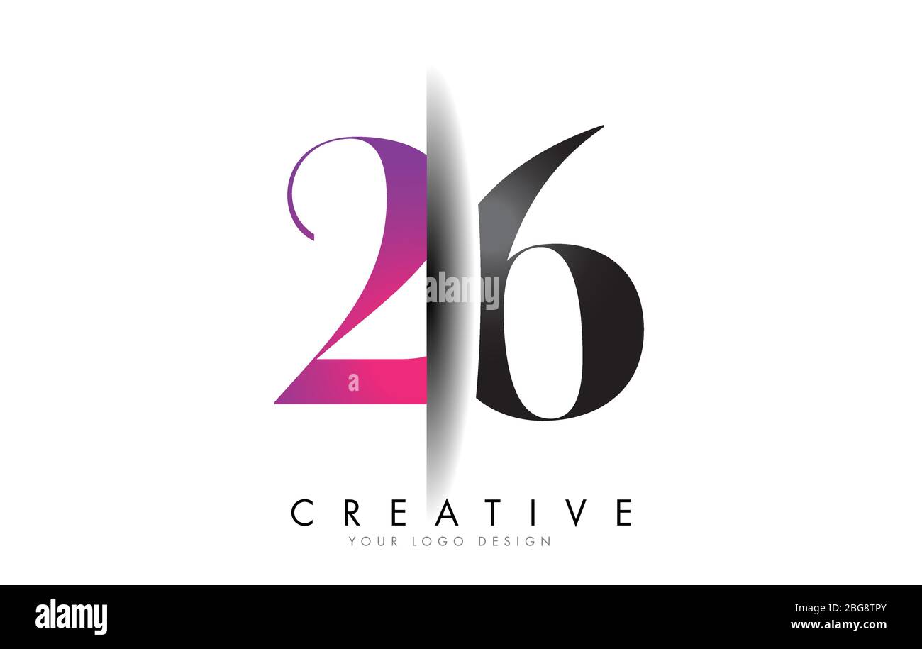 Numbers 26 Stock Vector Images - Alamy