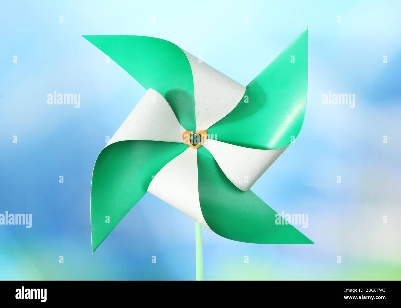 Air mill on nature background Stock Photo - Alamy