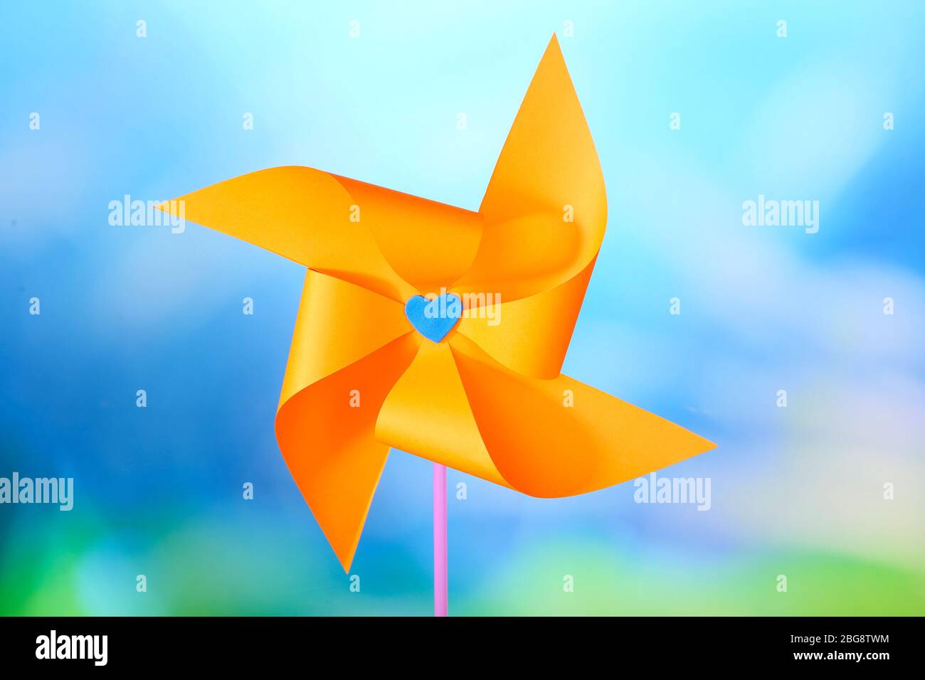 Air mill on nature background Stock Photo - Alamy