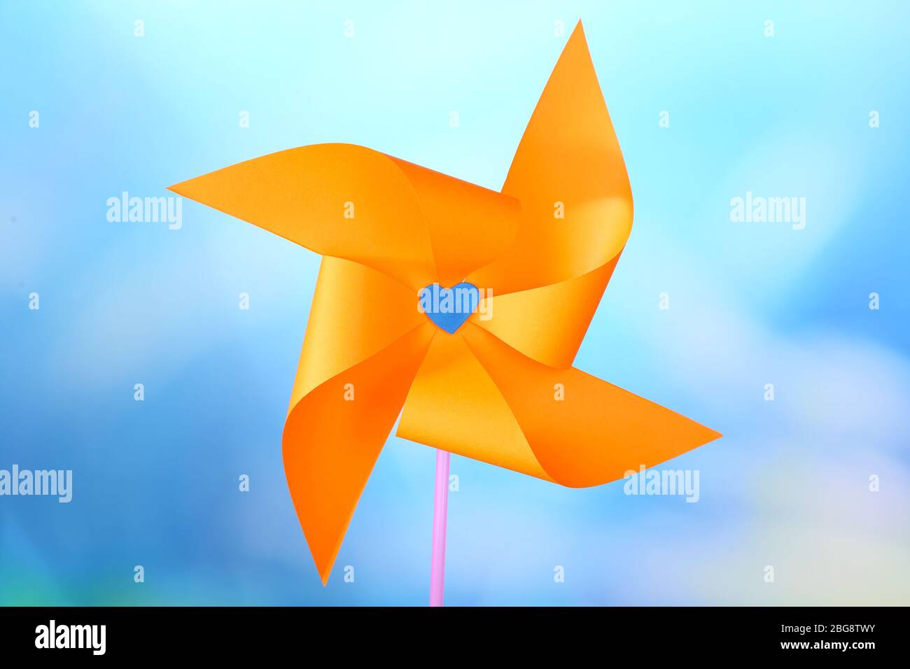 Air mill on nature background Stock Photo - Alamy