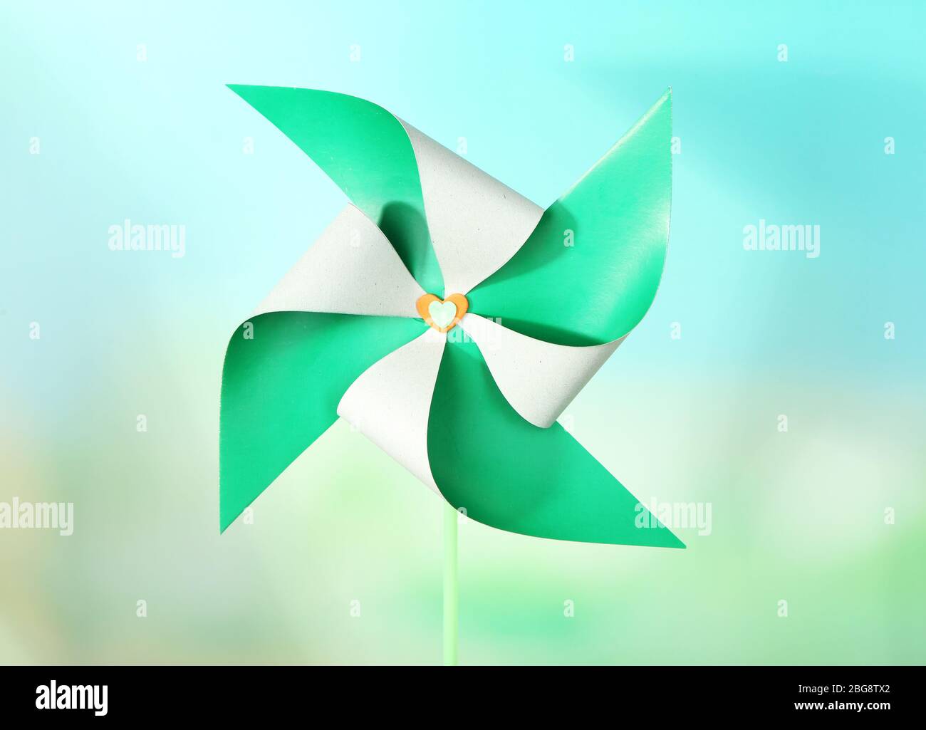 Air mill on nature background Stock Photo - Alamy