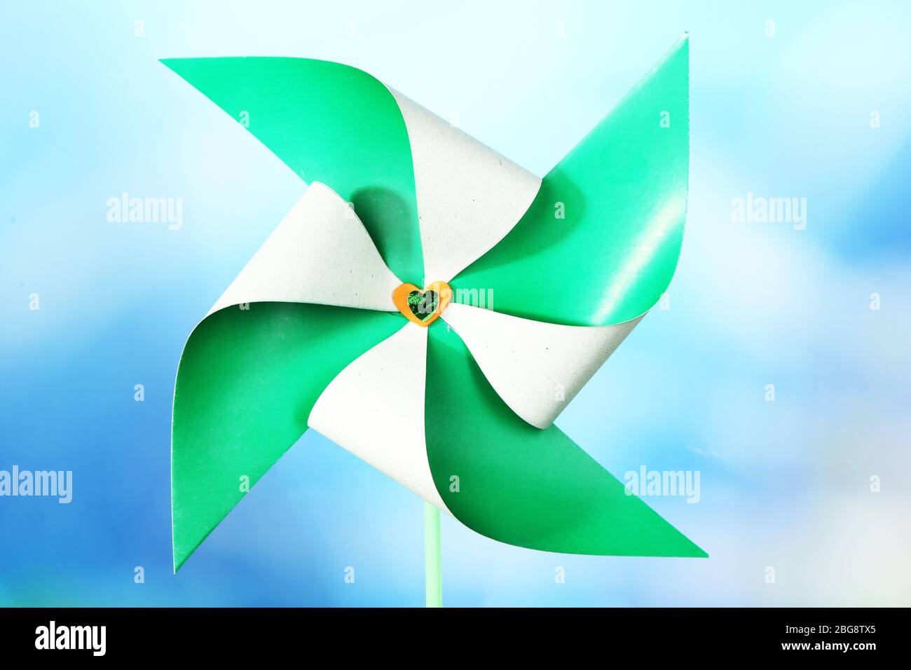 Air mill on nature background Stock Photo - Alamy