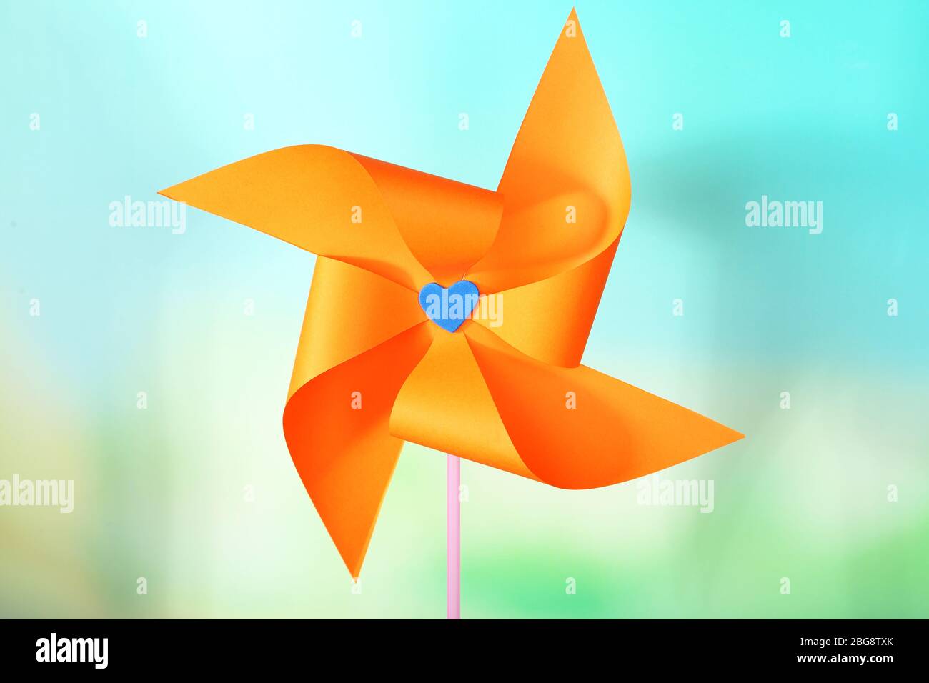 Air mill on nature background Stock Photo - Alamy