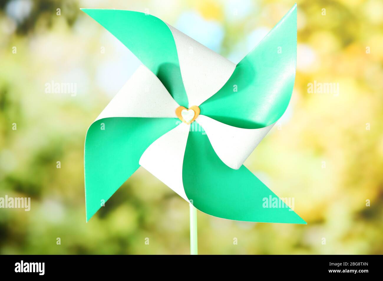 Air mill on nature background Stock Photo - Alamy