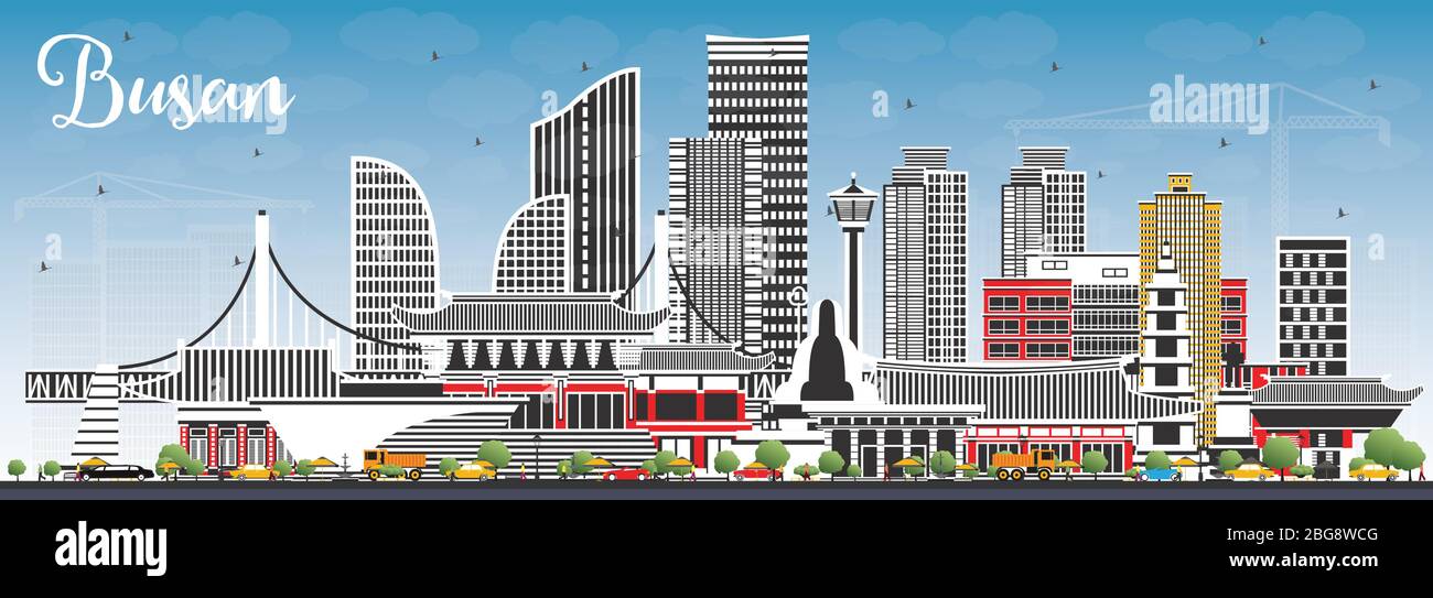 Pusan vector vectors hi-res stock photography and images - Alamy