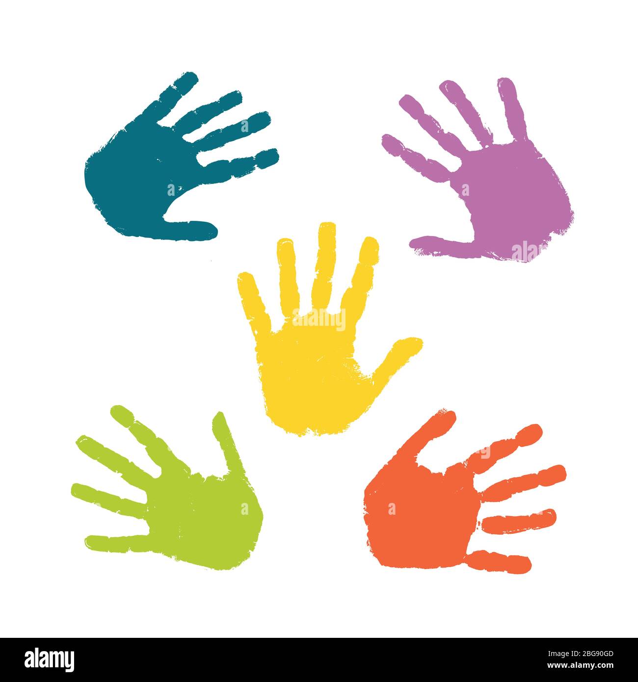 Handprint child hi-res stock photography and images - Alamy