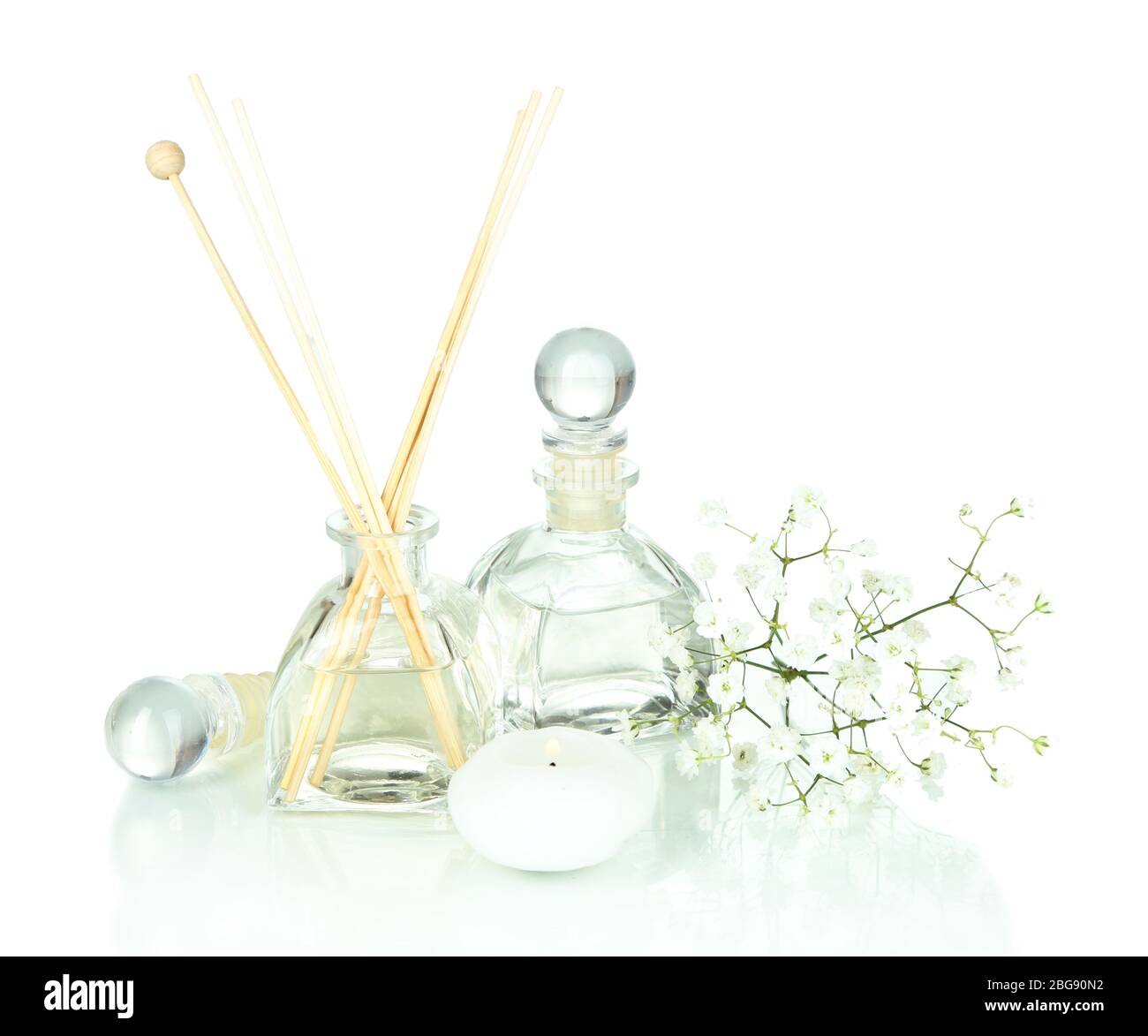 Aromatic sticks for home isolated on white Stock Photo - Alamy