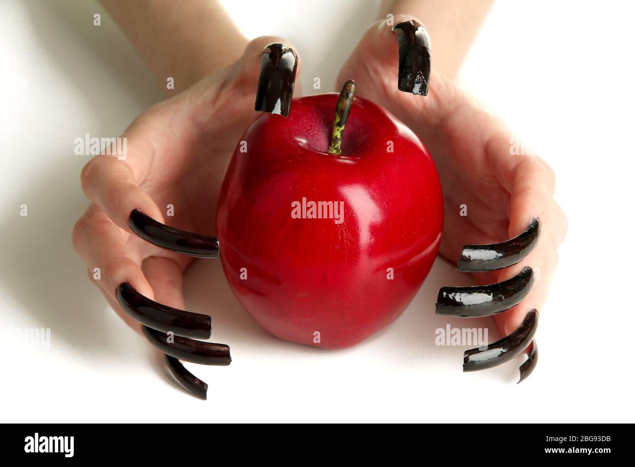 Scary red devil hands black hi-res stock photography and images - Alamy