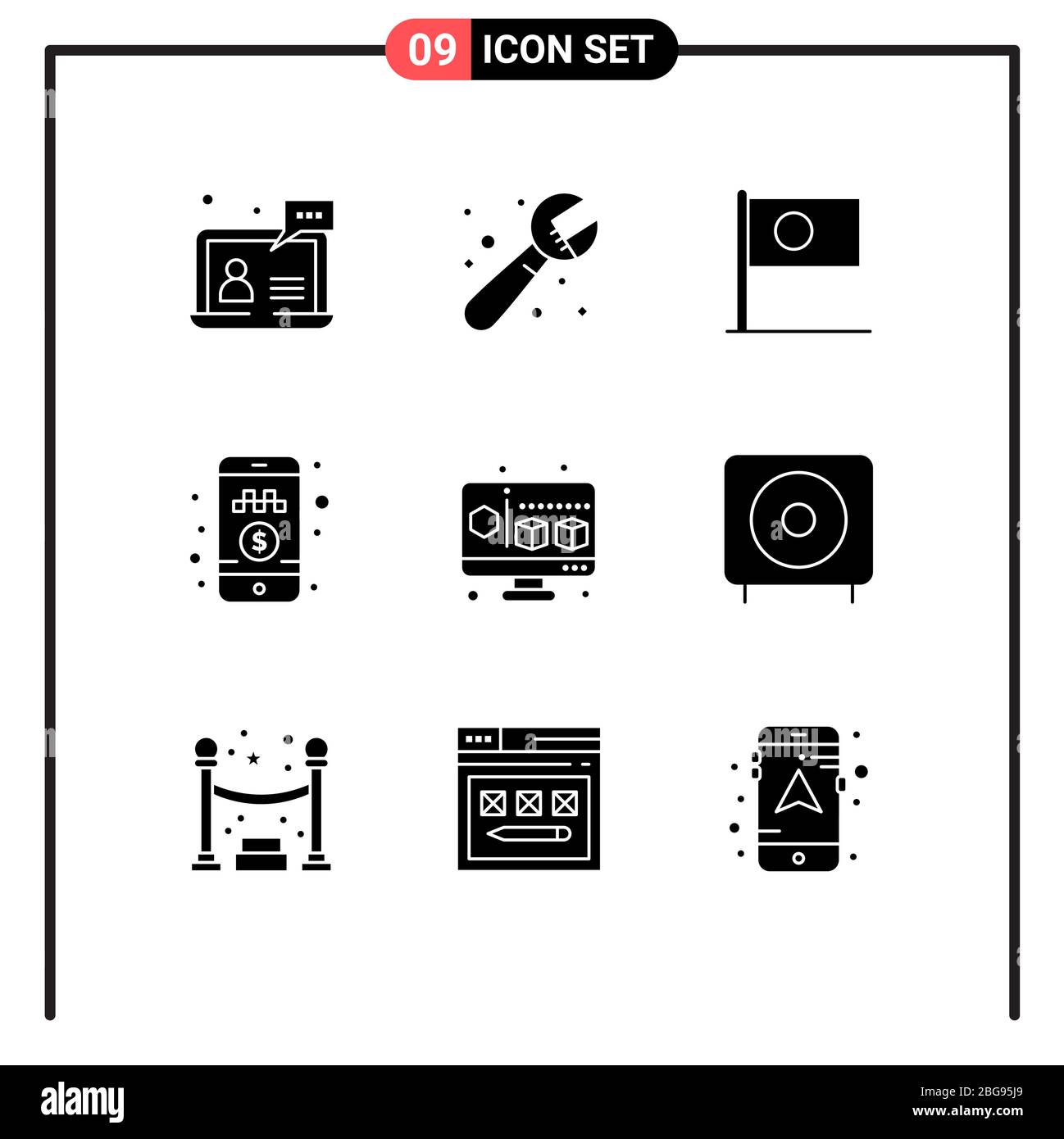 Ride queue Stock Vector Images - Alamy