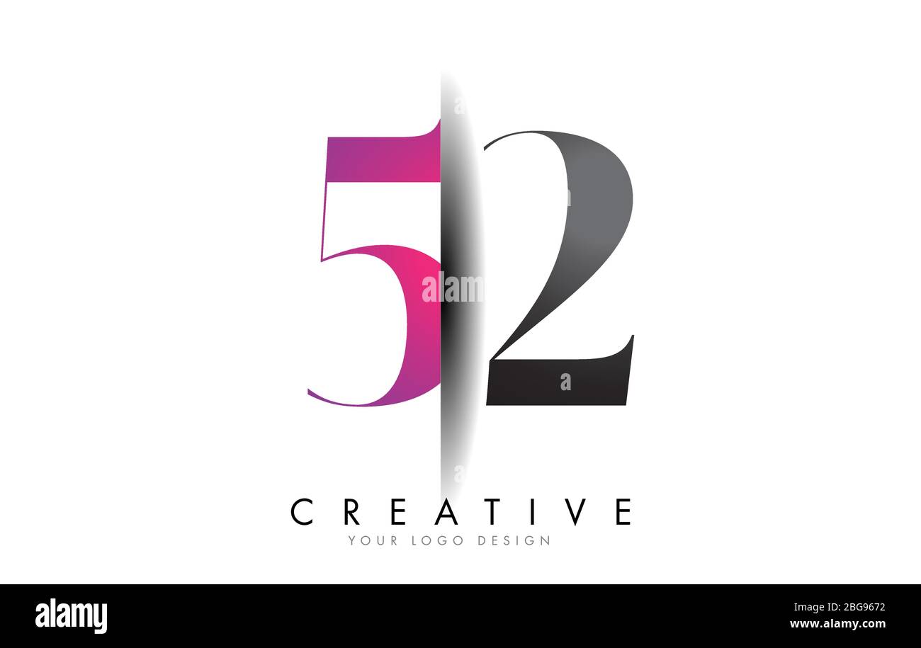 52 numbers Stock Vector Images - Alamy