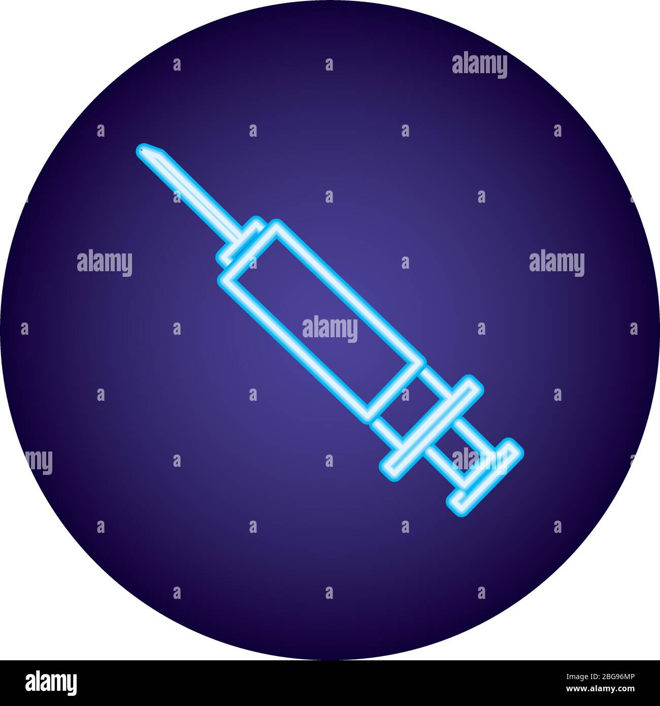 injection medical neon style icon Stock Vector Image & Art - Alamy