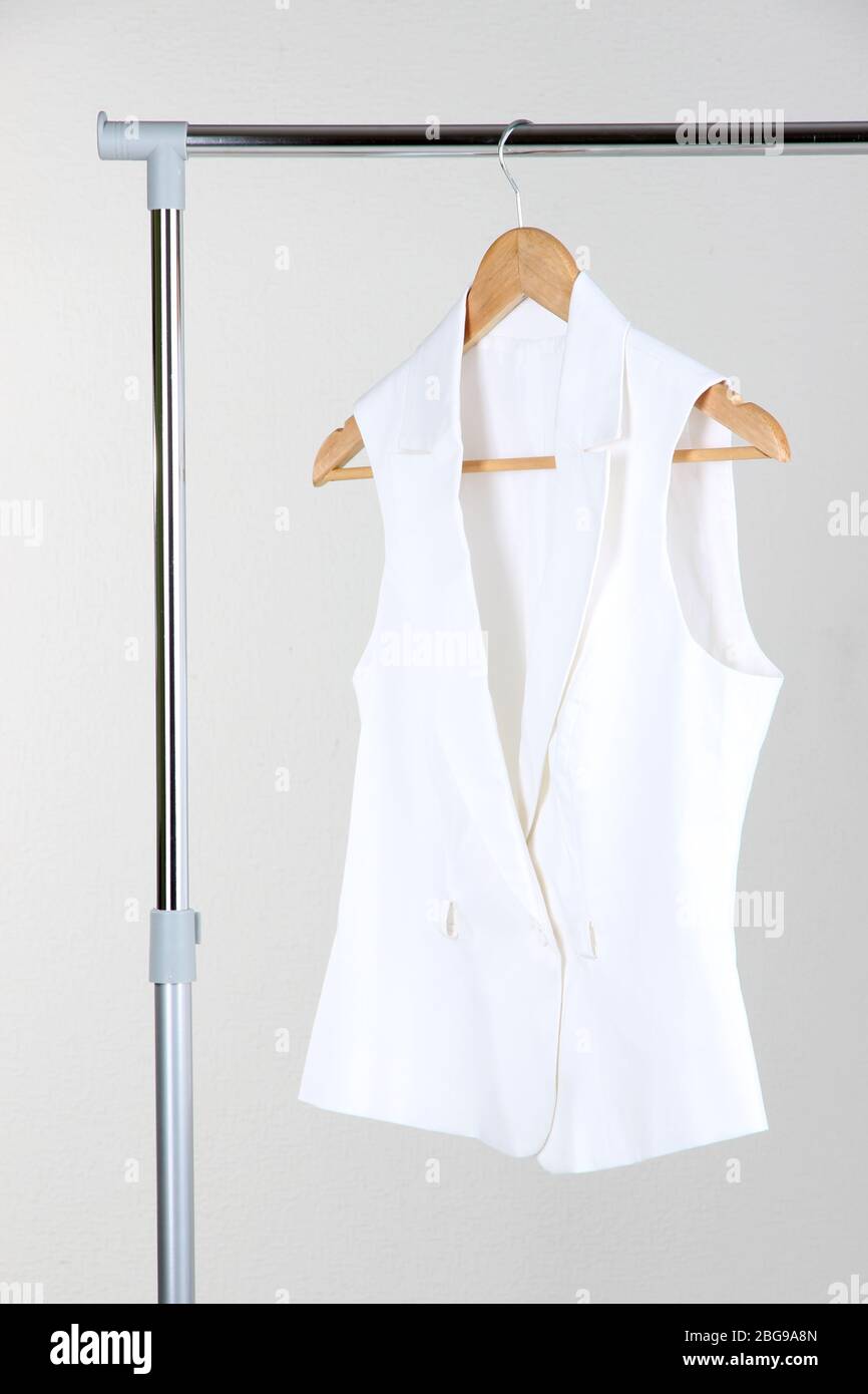 Jacket on hanger hi-res stock photography and images - Alamy
