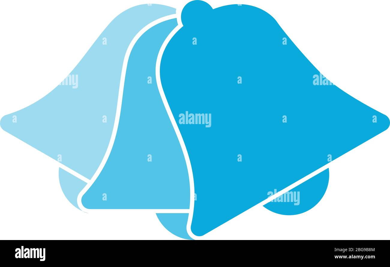Vector Bell Icon Symbol, motion effect. Stock Vector illustration ...