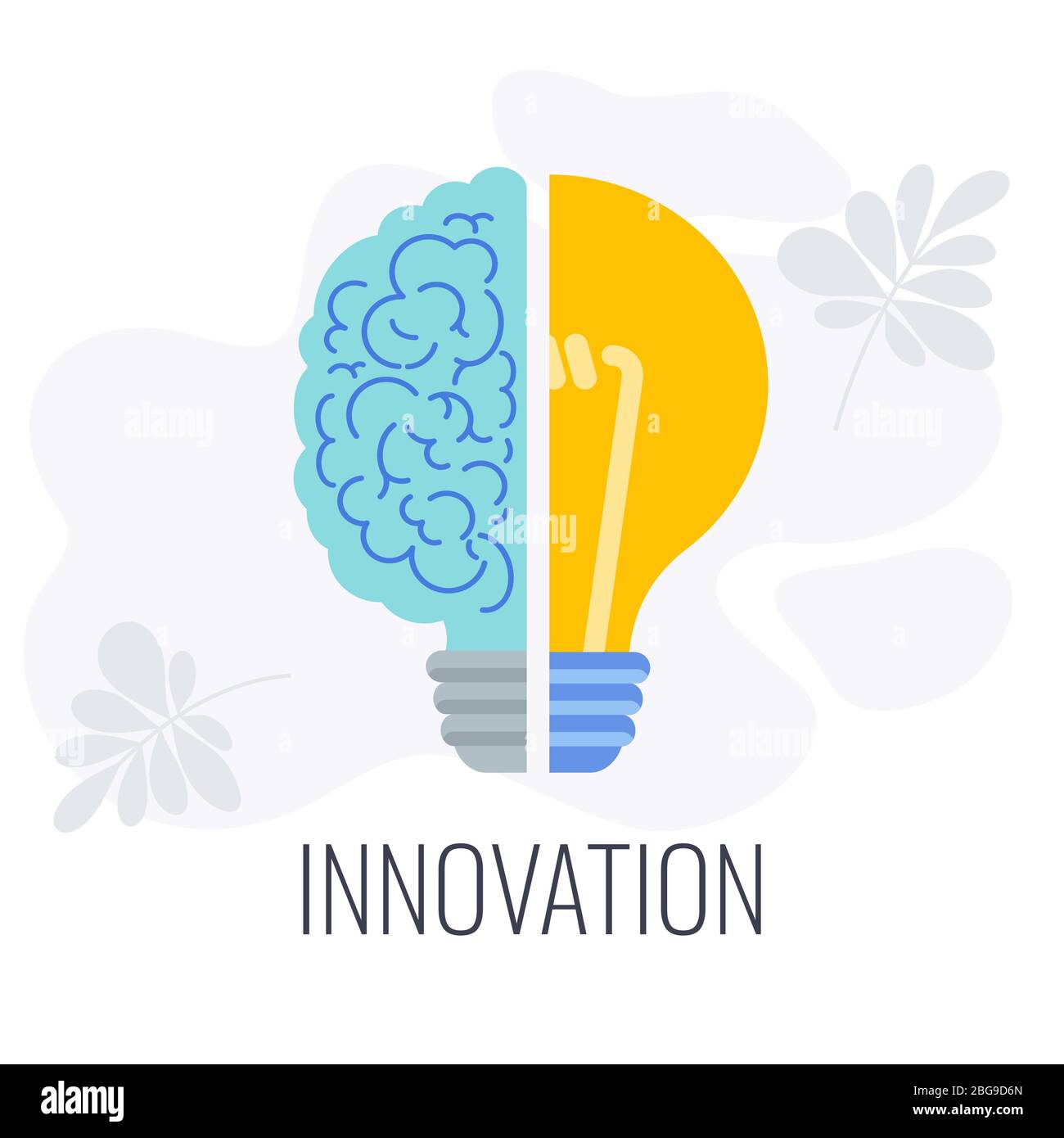 Innovation infographics pictogram. Strategy, management and marketing ...