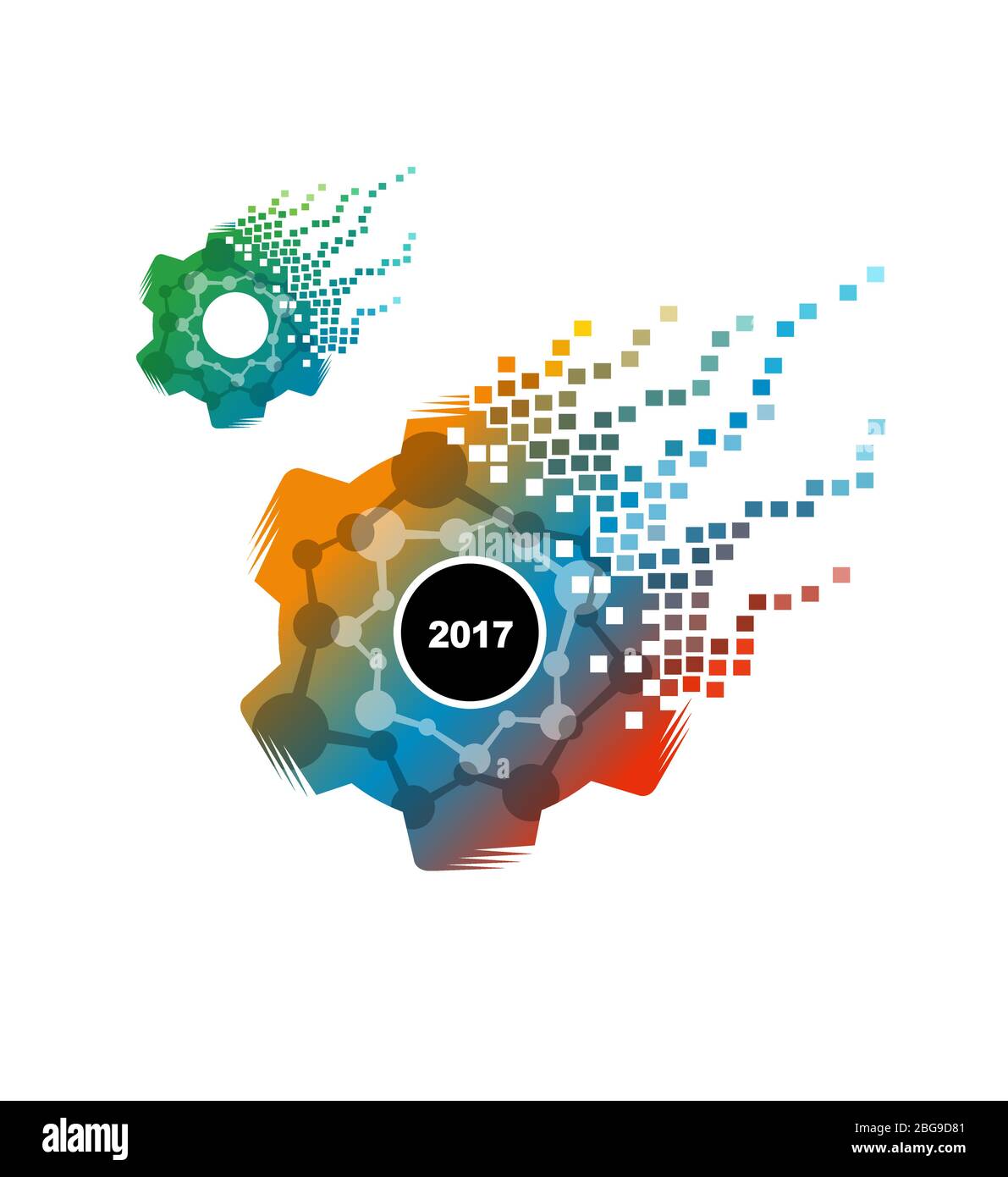 Vector icon hi tech hi-res stock photography and images - Alamy