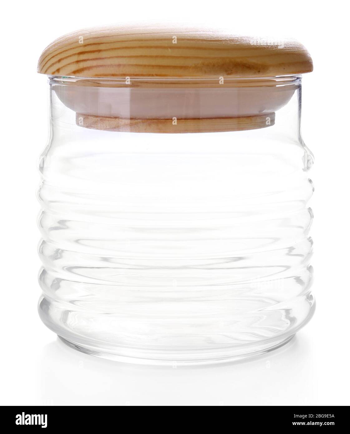 Empty canning jar isolated on white background Stock Photo - Alamy