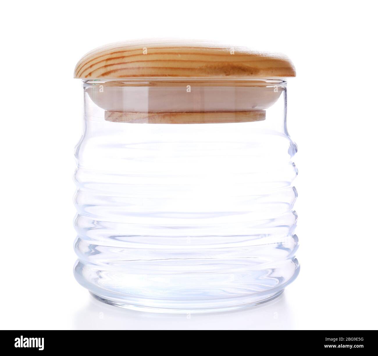 Empty canning jar isolated on white background Stock Photo - Alamy