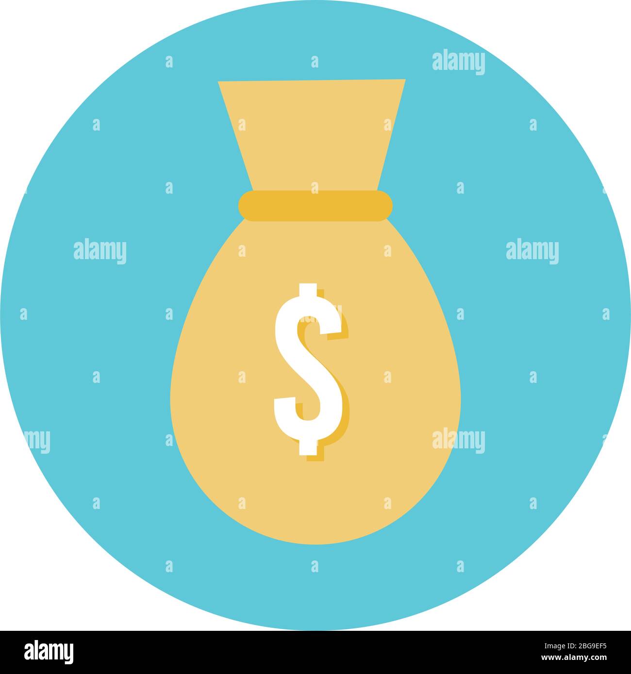 money bag block style icon Stock Vector Image & Art - Alamy