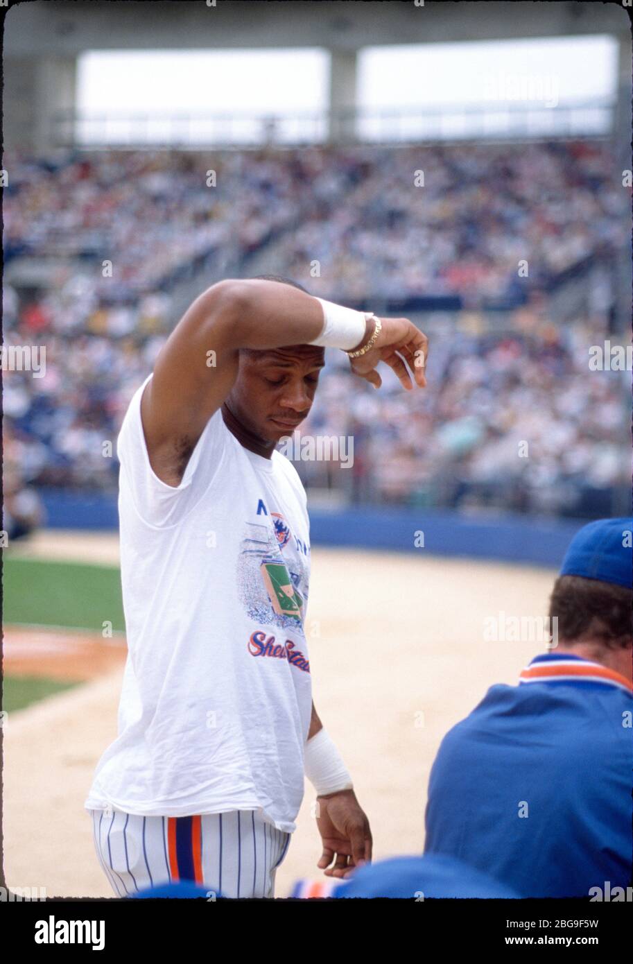 New York Mets Darryl Strawberry at the Met’s baseball spring training ...